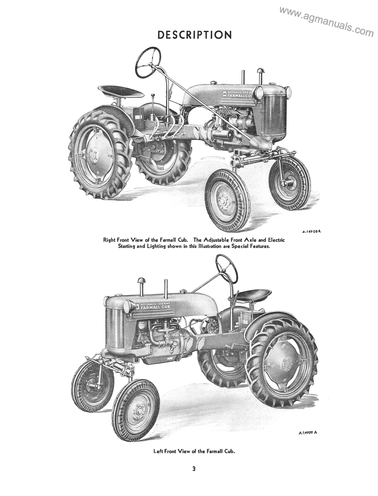Farmall & International Cub Tractor Owner's Manual Download – Ag ...