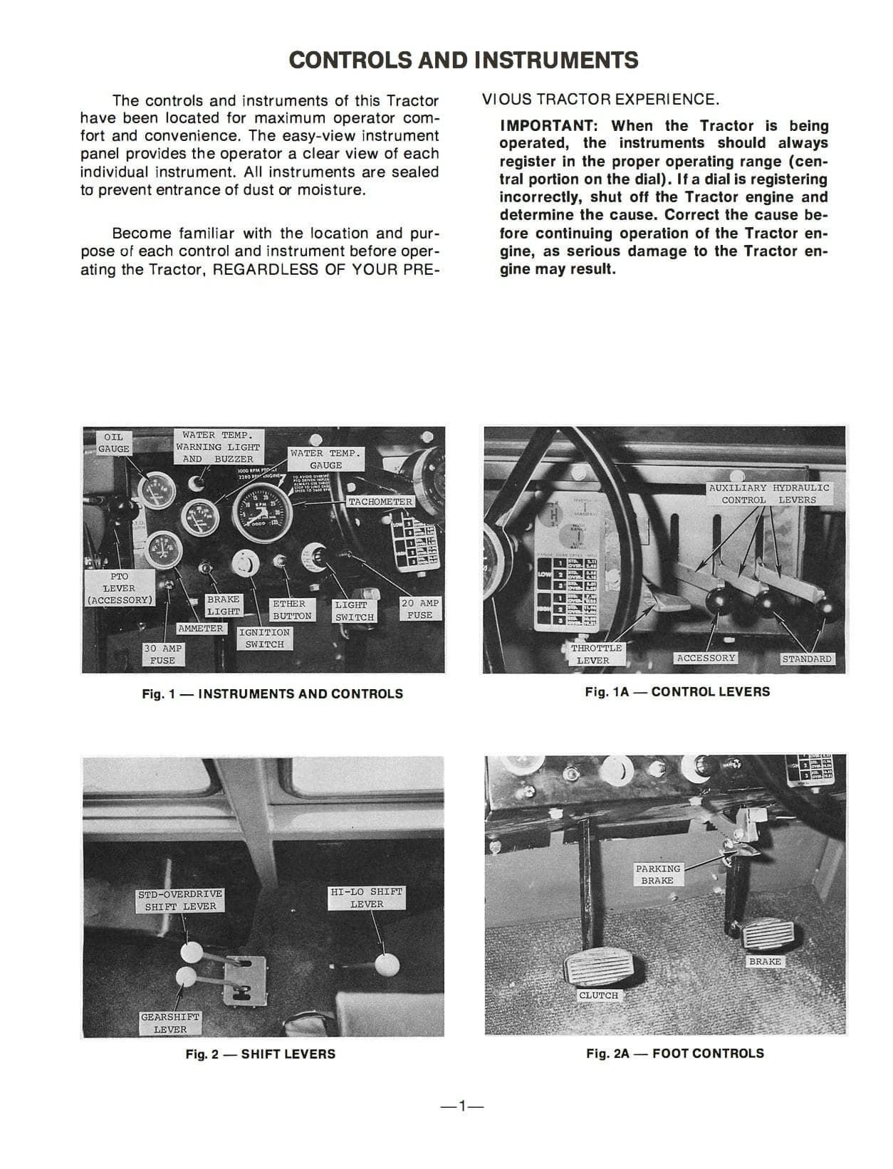 Massey Ferguson MF 1500 and MF 1800 Tractors - Operator's Manual – Ag ...